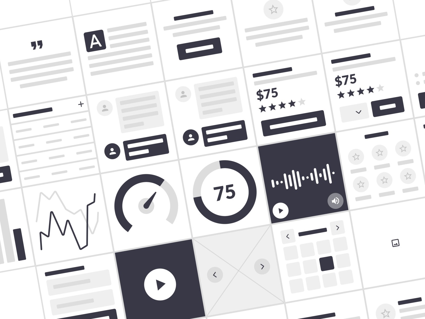 Printable Wireframe Templates - UI/UX Assets