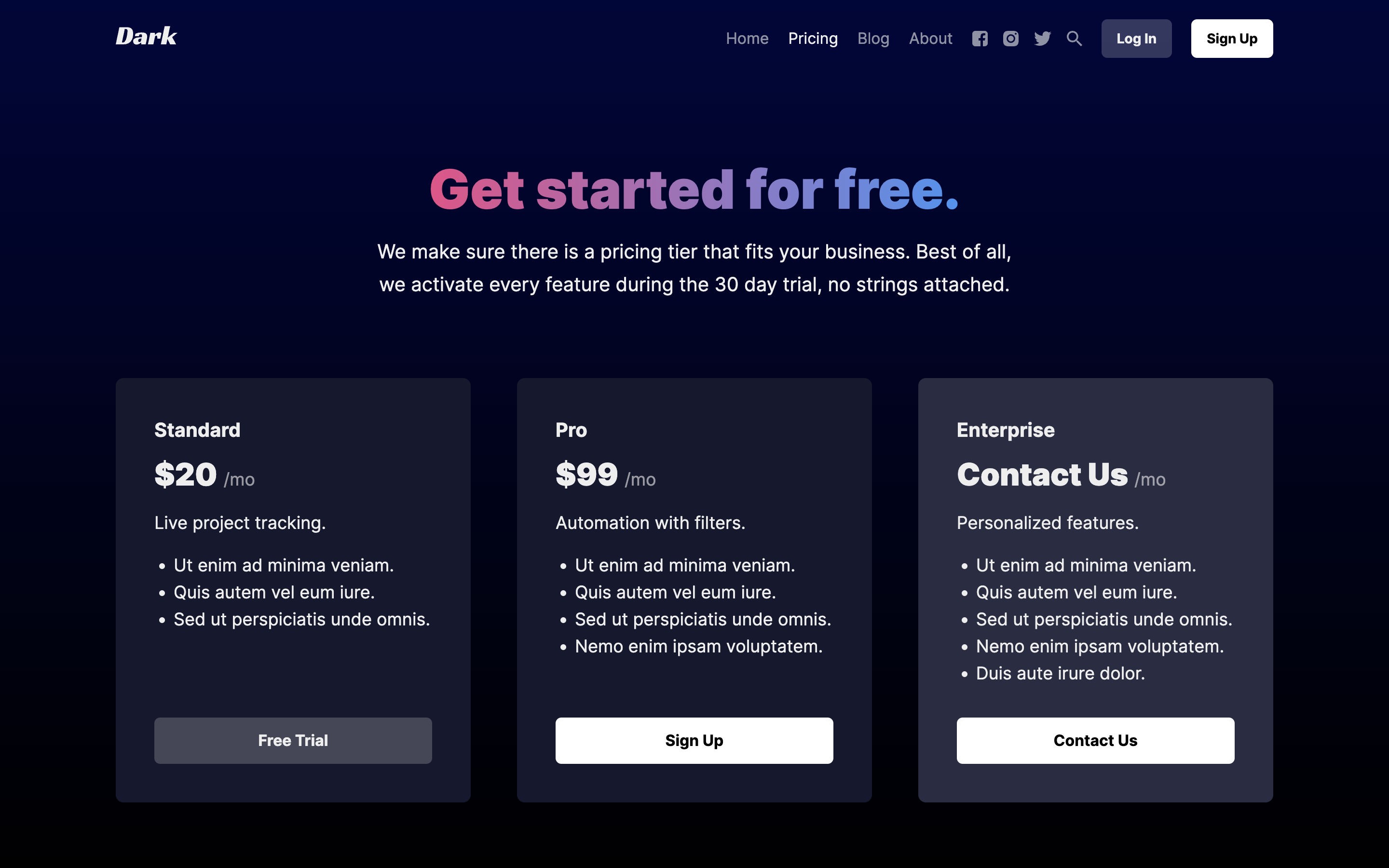 Dark Kirby Theme - UI/UX Assets
