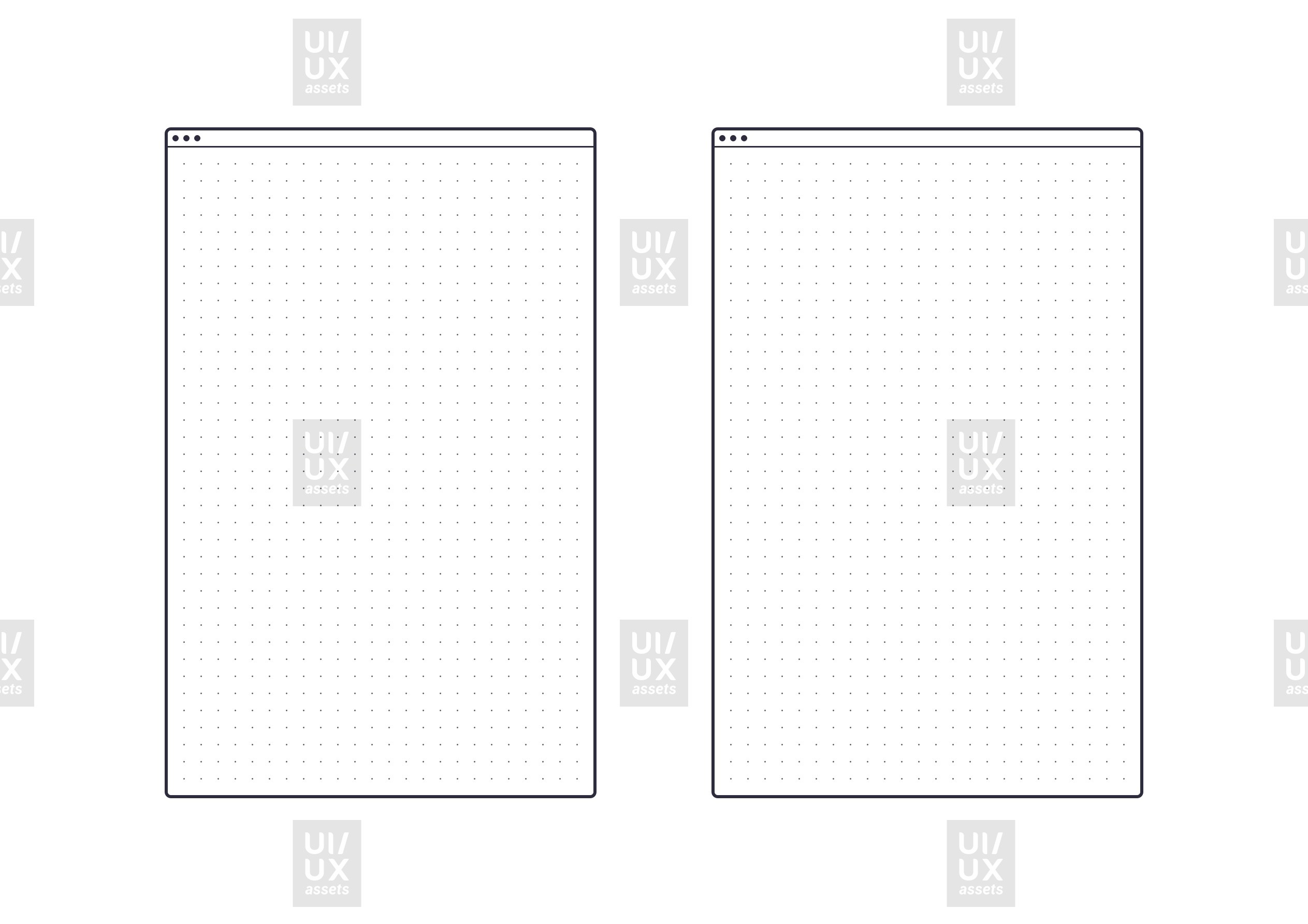 Printable Wireframe Templates - UI/UX Assets