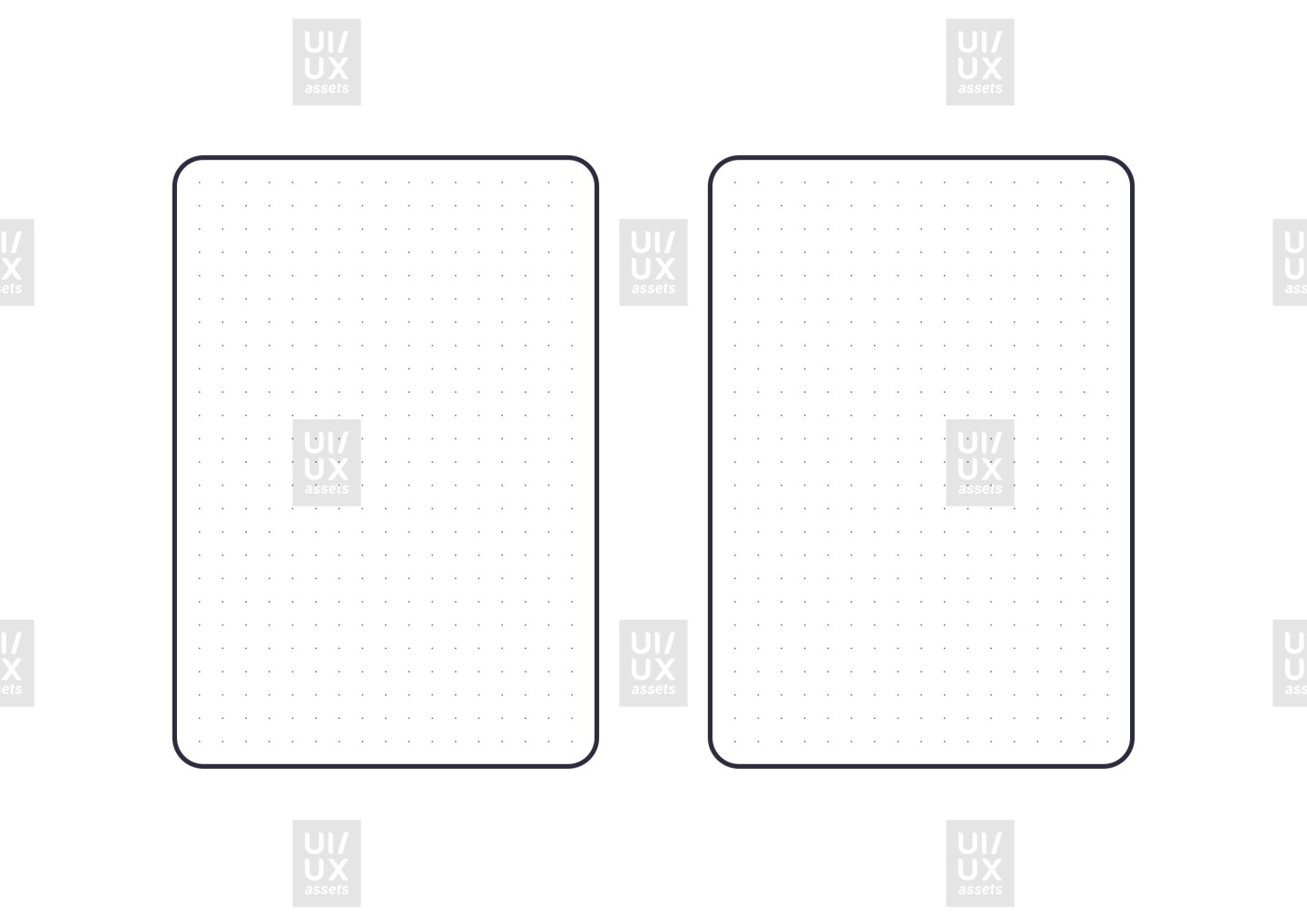 Printable Wireframe Templates - UI/UX Assets