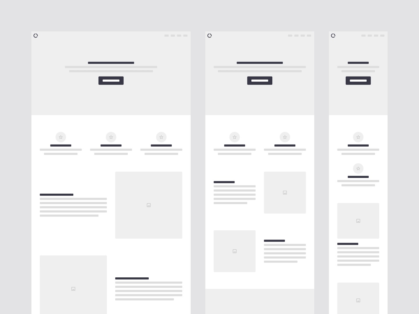 Printable Wireframe Templates - UI/UX Assets