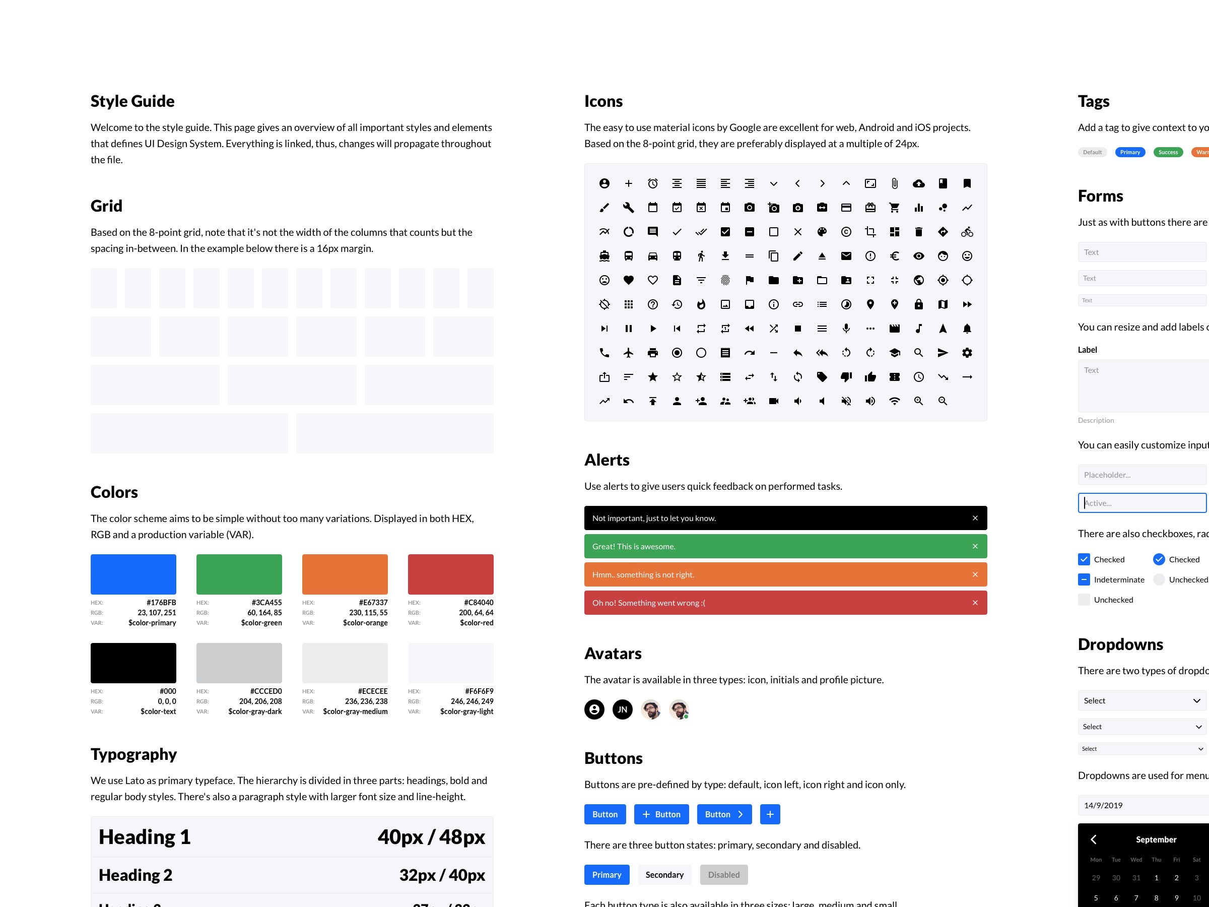 UI Design System - UI/UX Assets