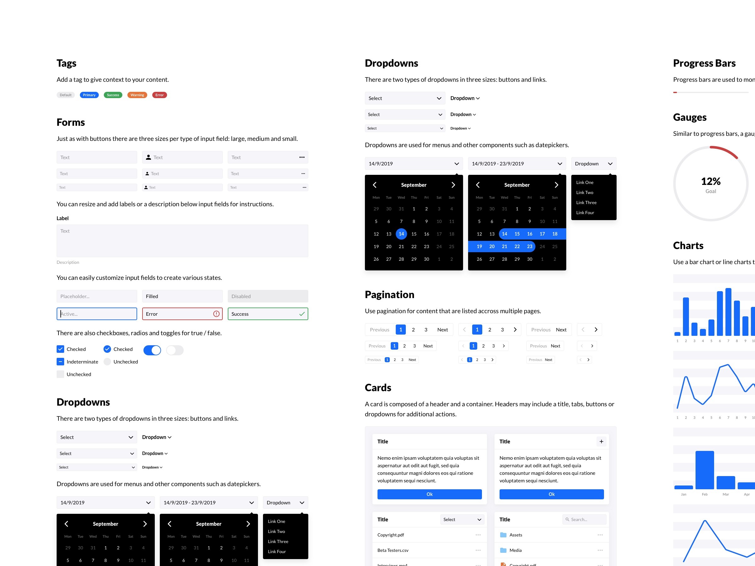UI Design System - UI/UX Assets