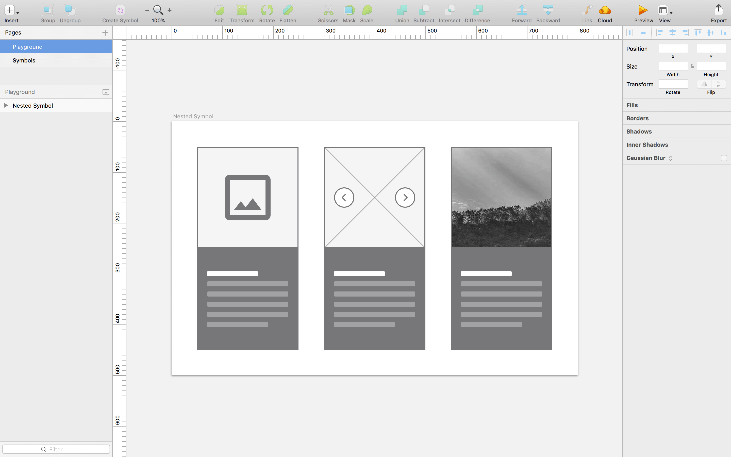 How to Create Nested Symbols in Sketch - UI/UX Assets